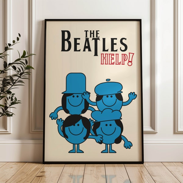 The Beatles Cartoon - Etsy