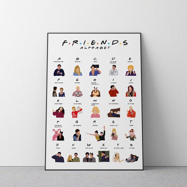 Friends Poster - Etsy UK