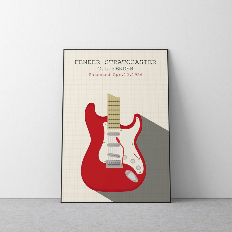 Guitar Poster - Etsy