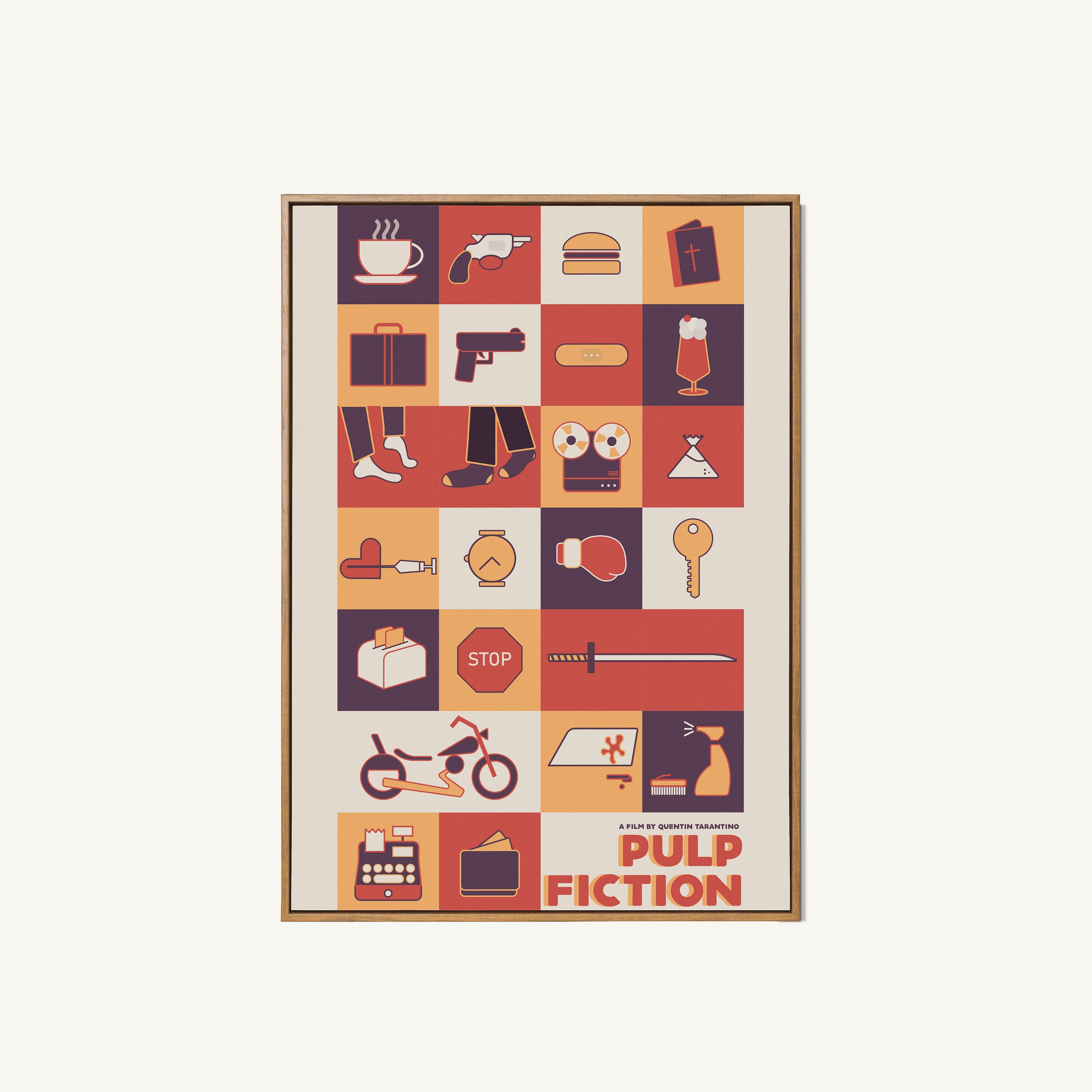 Pulp Fiction Movie Poster, Pulp Fiction Poster Print, Pulp Fiction Wall ...