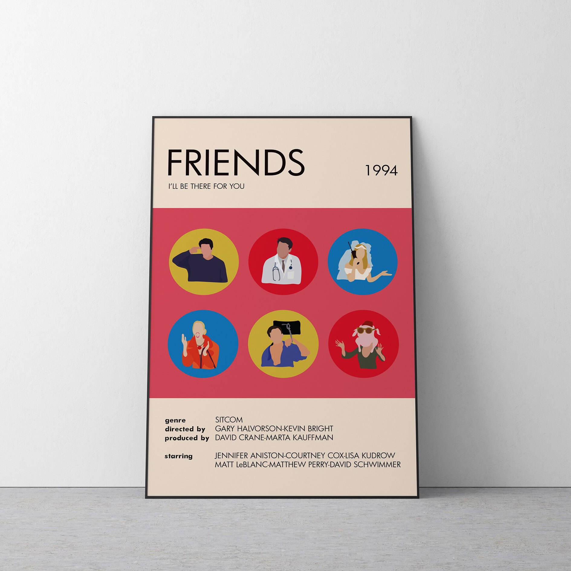 Friends TV Show Alphabet Poster: Funny Scenes Printable Wall Art (PDF ...