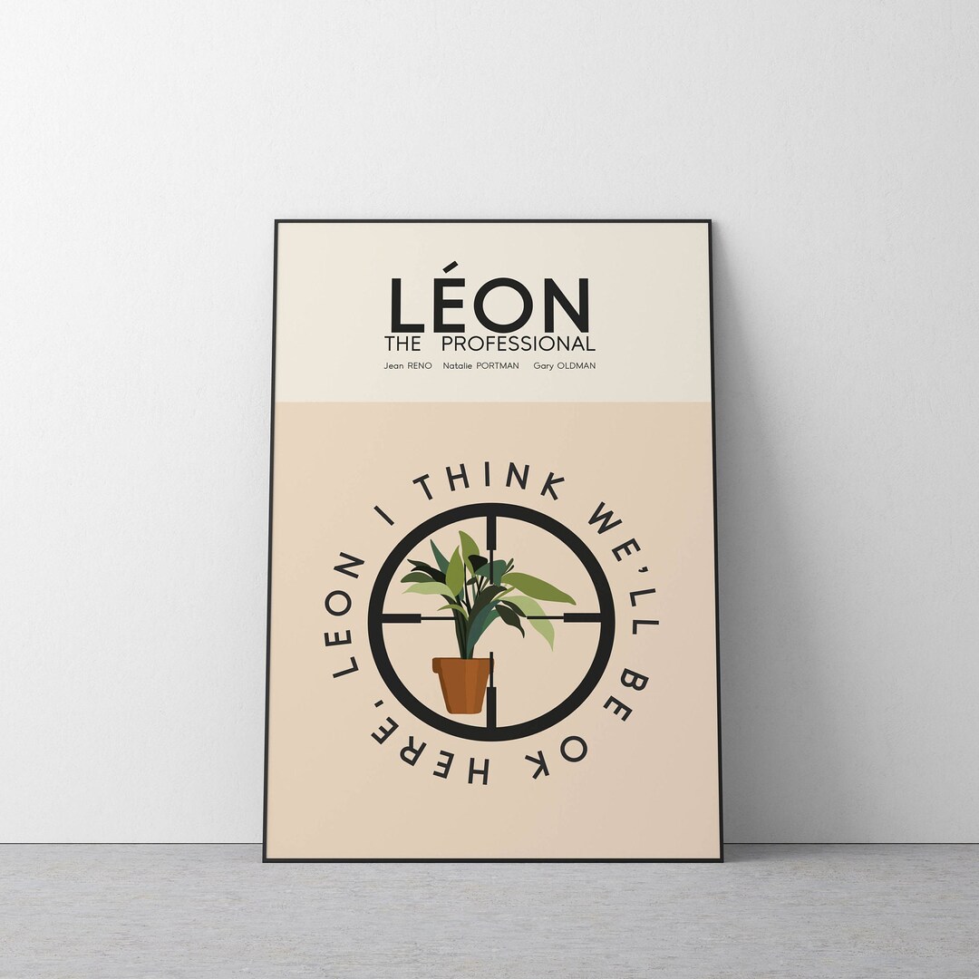 Leon the Professional - Alternative Movie Poster, Inspired by Luc ...