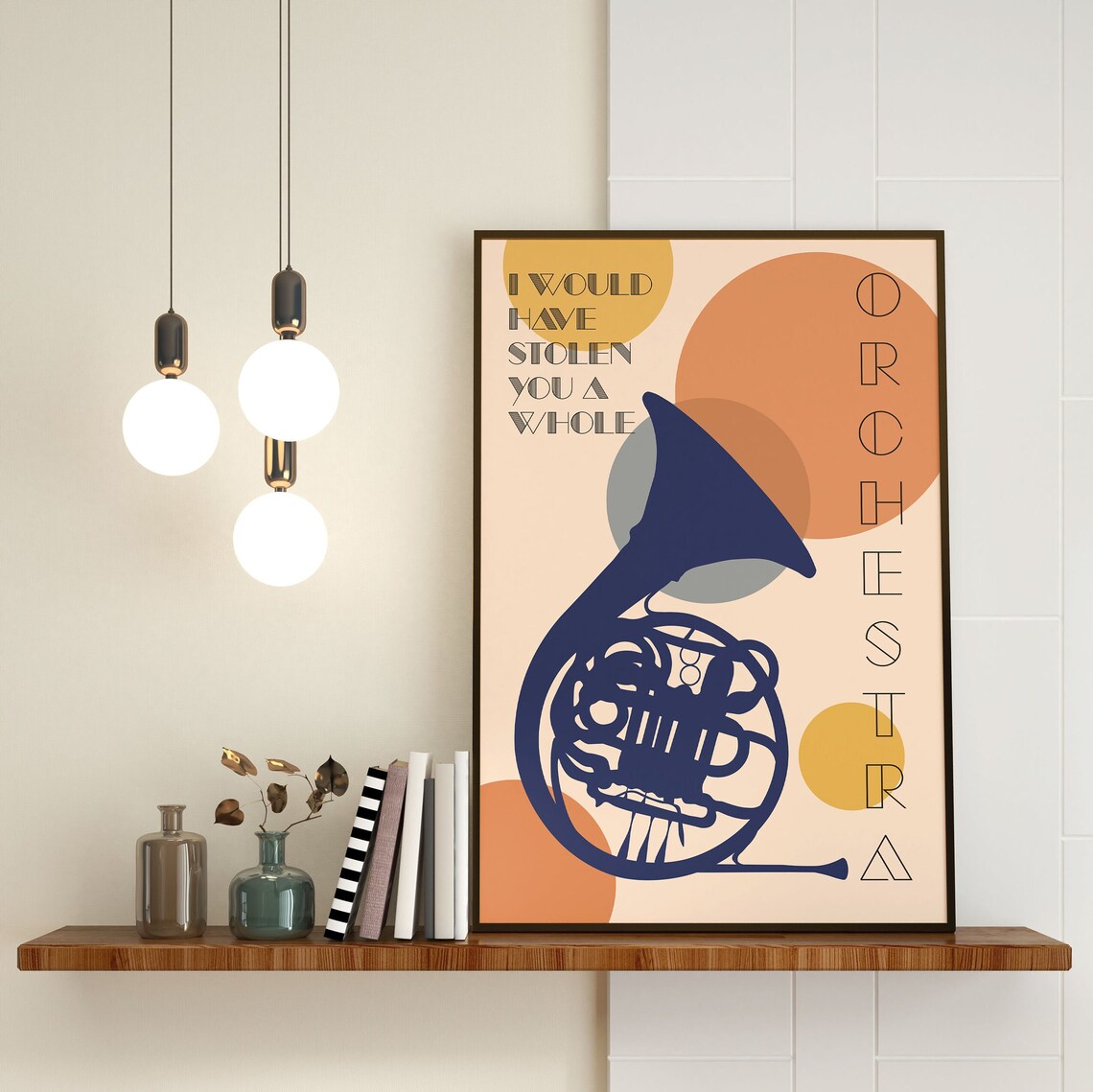 HIMYM TV Show Digital Poster Blue French Horn How I Met Your - Etsy