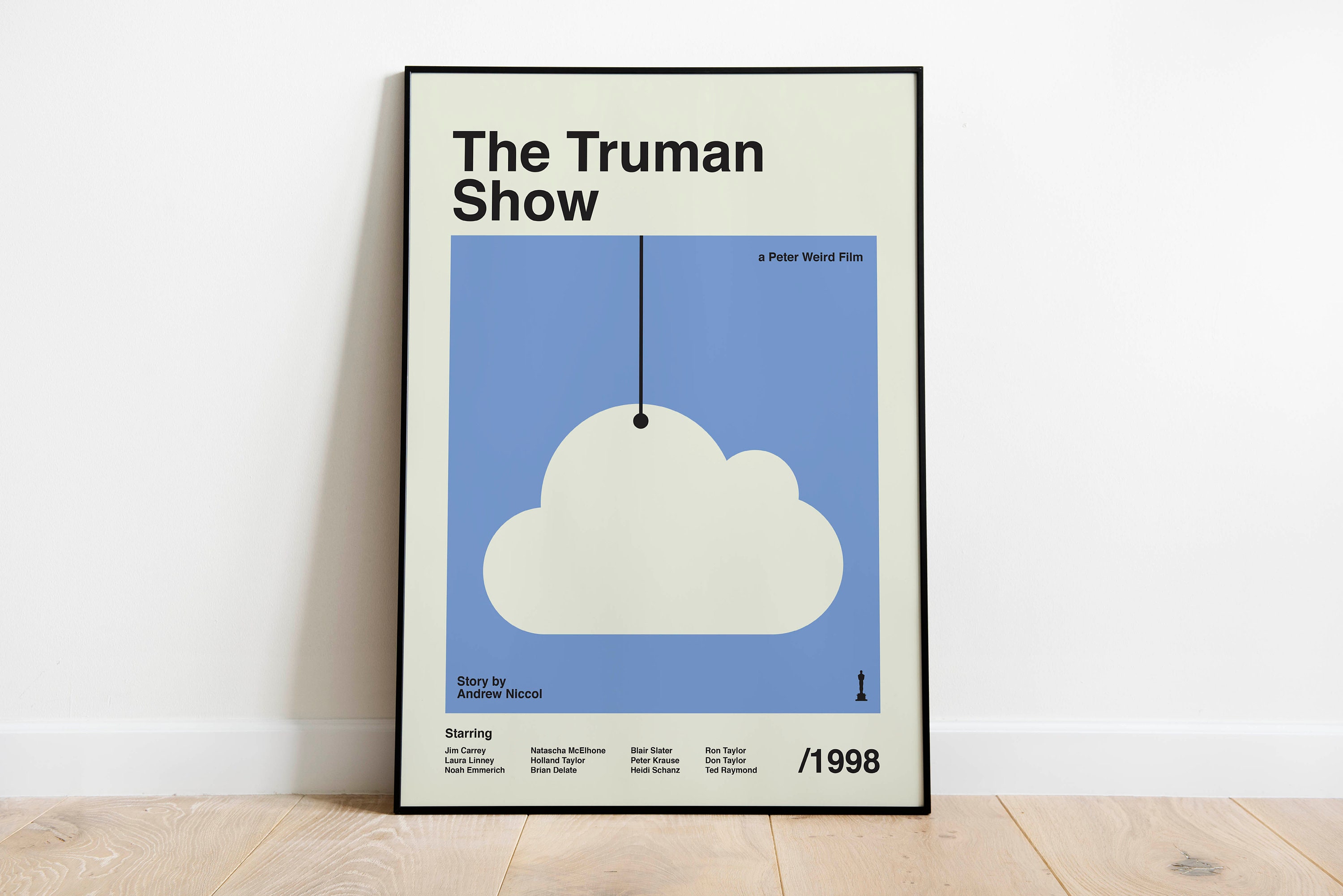 The Truman Show Inspired Movie Poster, Minimalist Poster, the Truman ...