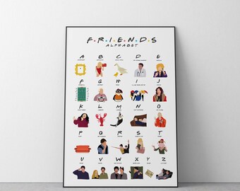 Tv Series Alphabet - Etsy