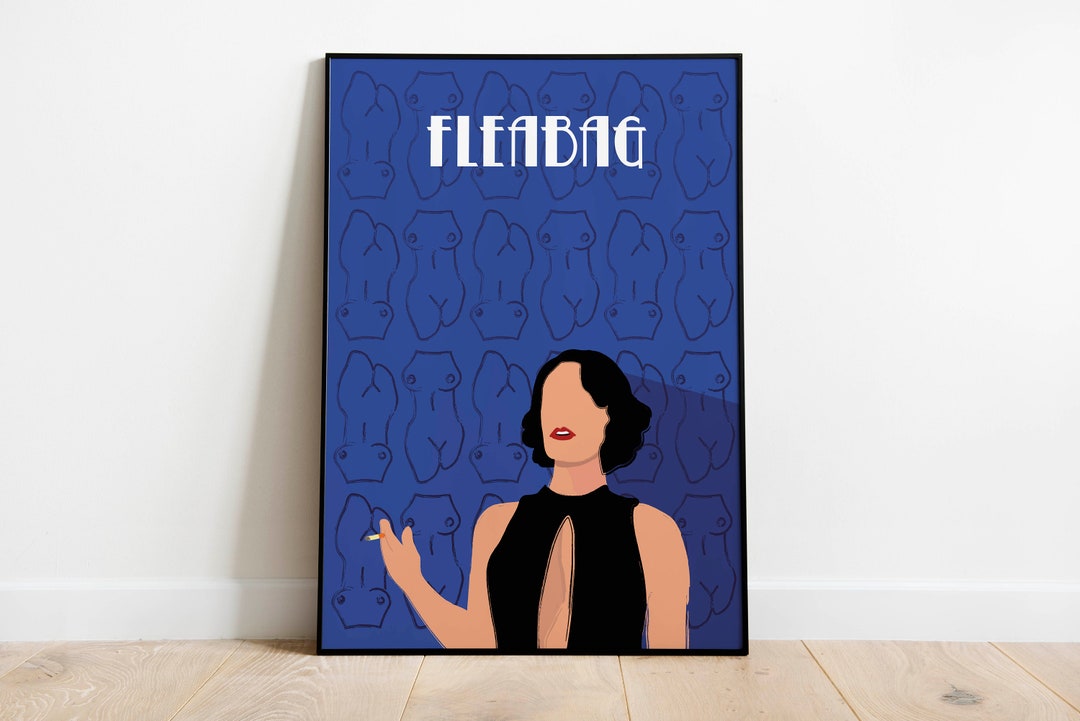 Fleabag Poster - Minimal Wall Art Print, Feminist Quote Illustration ...
