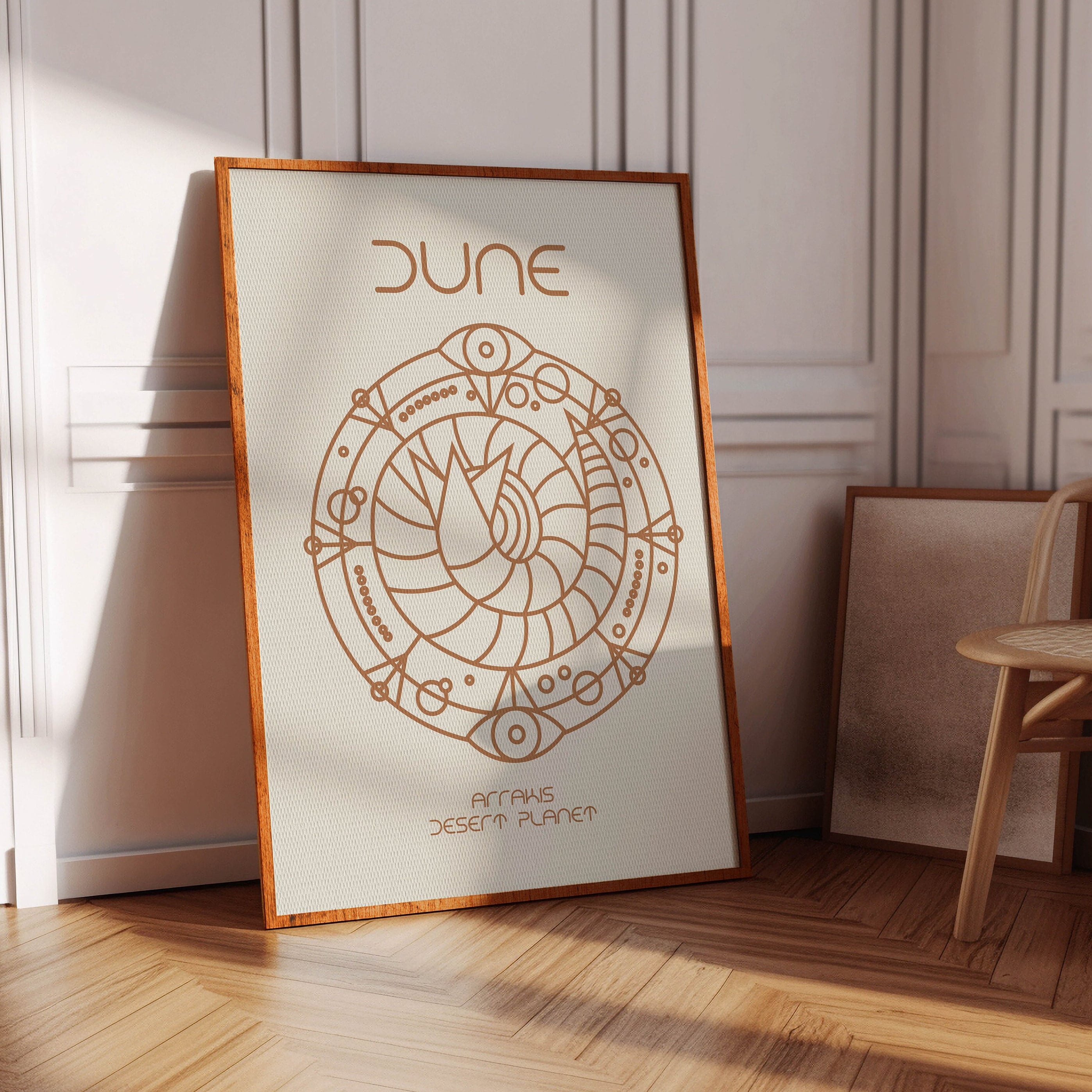 Dune Movie Poster, Frank Herbert's Science Fiction Book, Wall Art Print ...