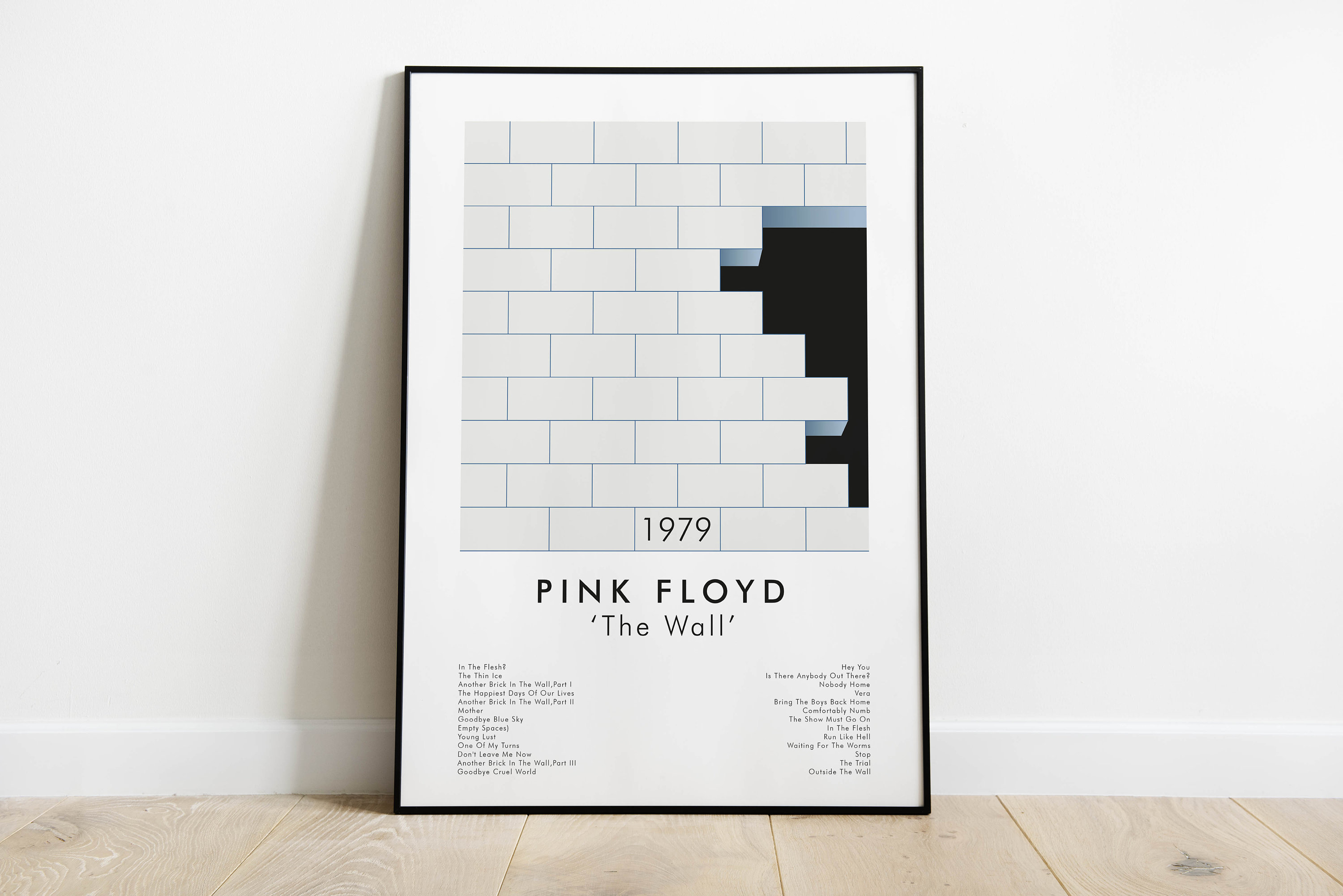 Pink Floyd the Wall Poster, the Wall Minimal Print, Home Decor Music ...