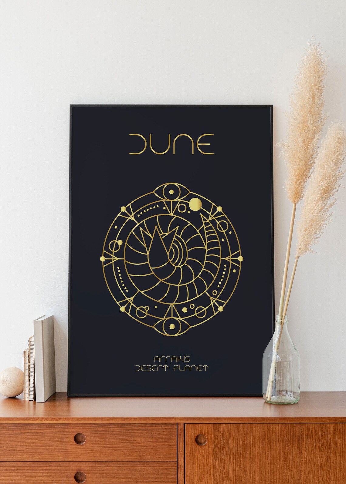 Dune Movie Poster Frank Herbert's Science Fiction Book - Etsy