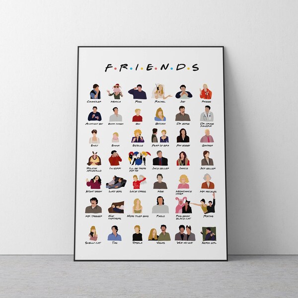 Friends Printable - Etsy