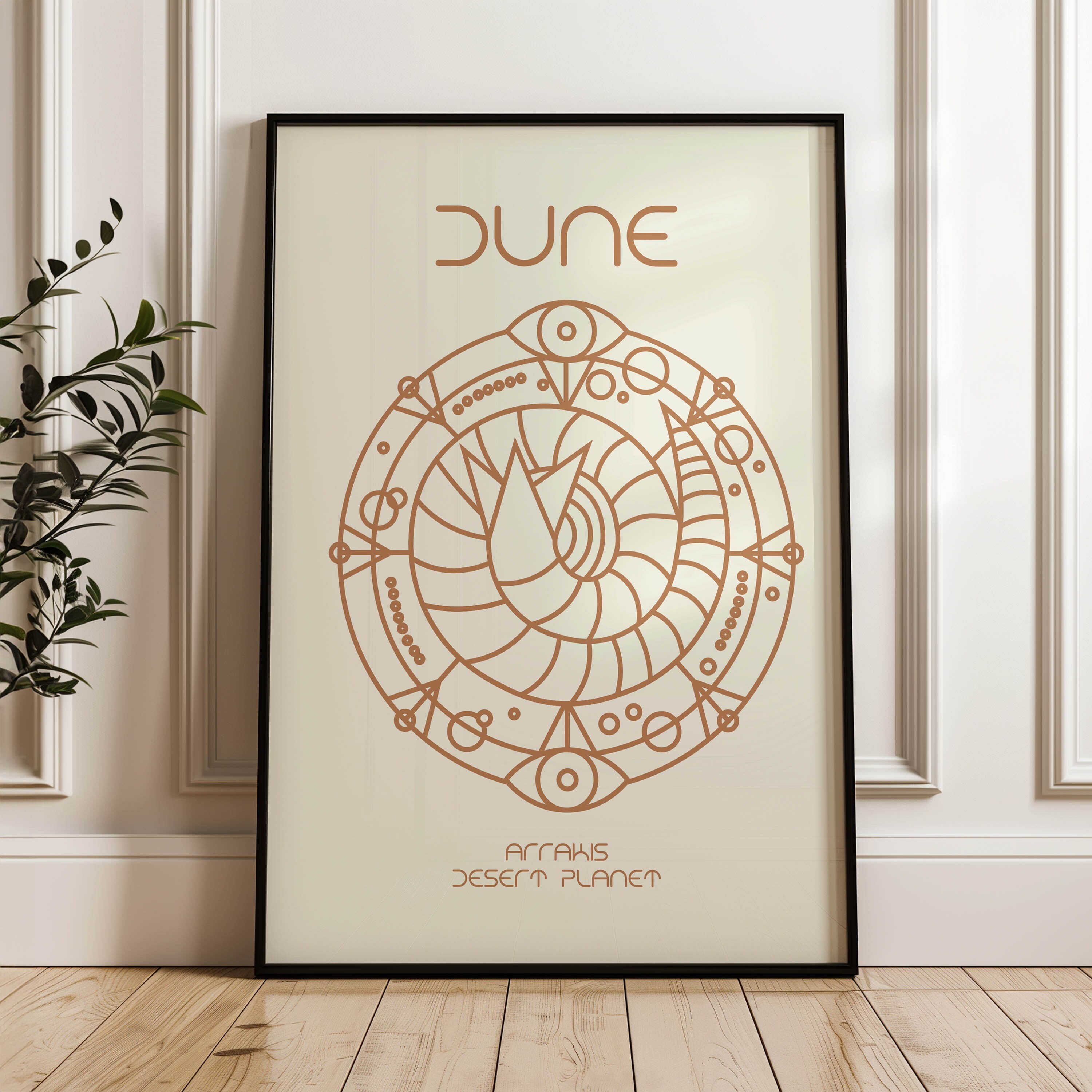 Dune Movie Poster, Frank Herbert's Science Fiction Book, Wall Art Print ...