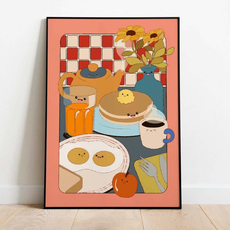 Breakfast Wall Decor - Etsy