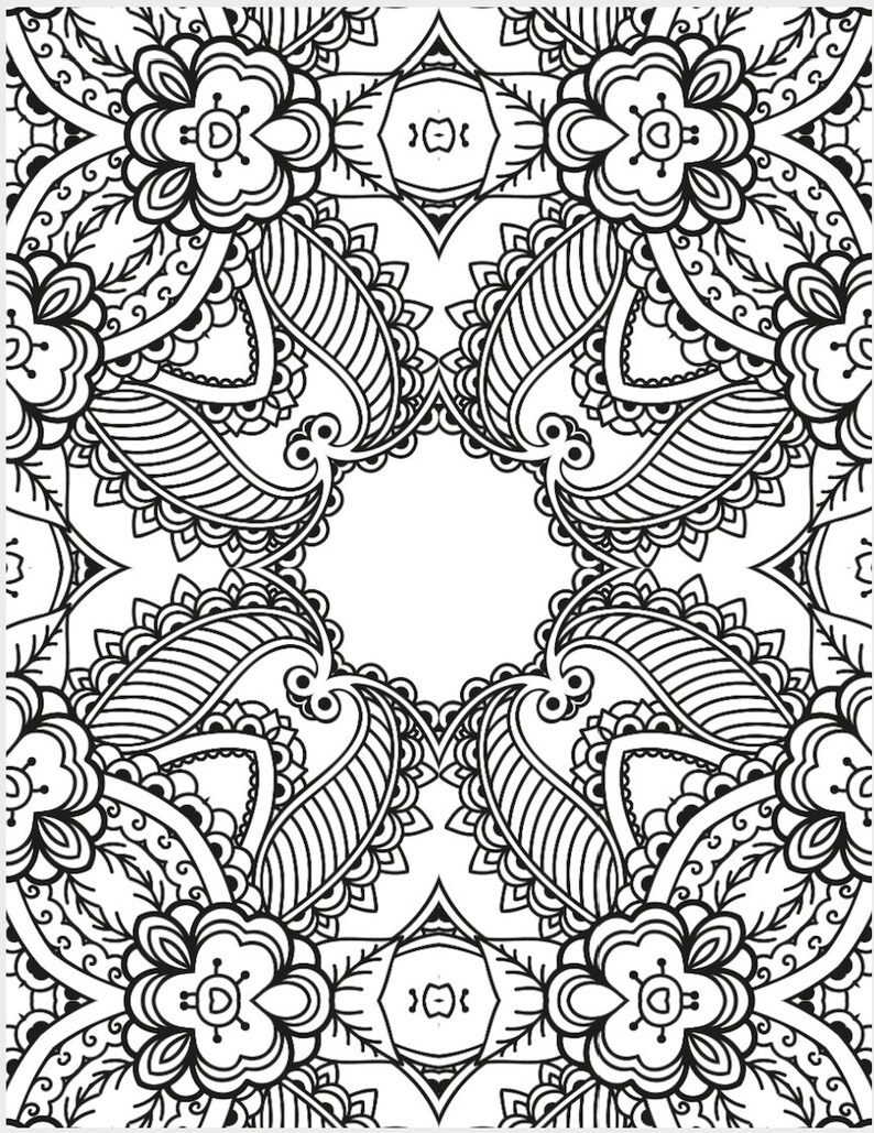 100 Unique Mandala Designs (print and Tablet) - Etsy