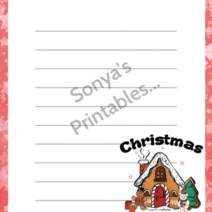 Printable Christmas Stationery | Printable Holiday Stationery ...