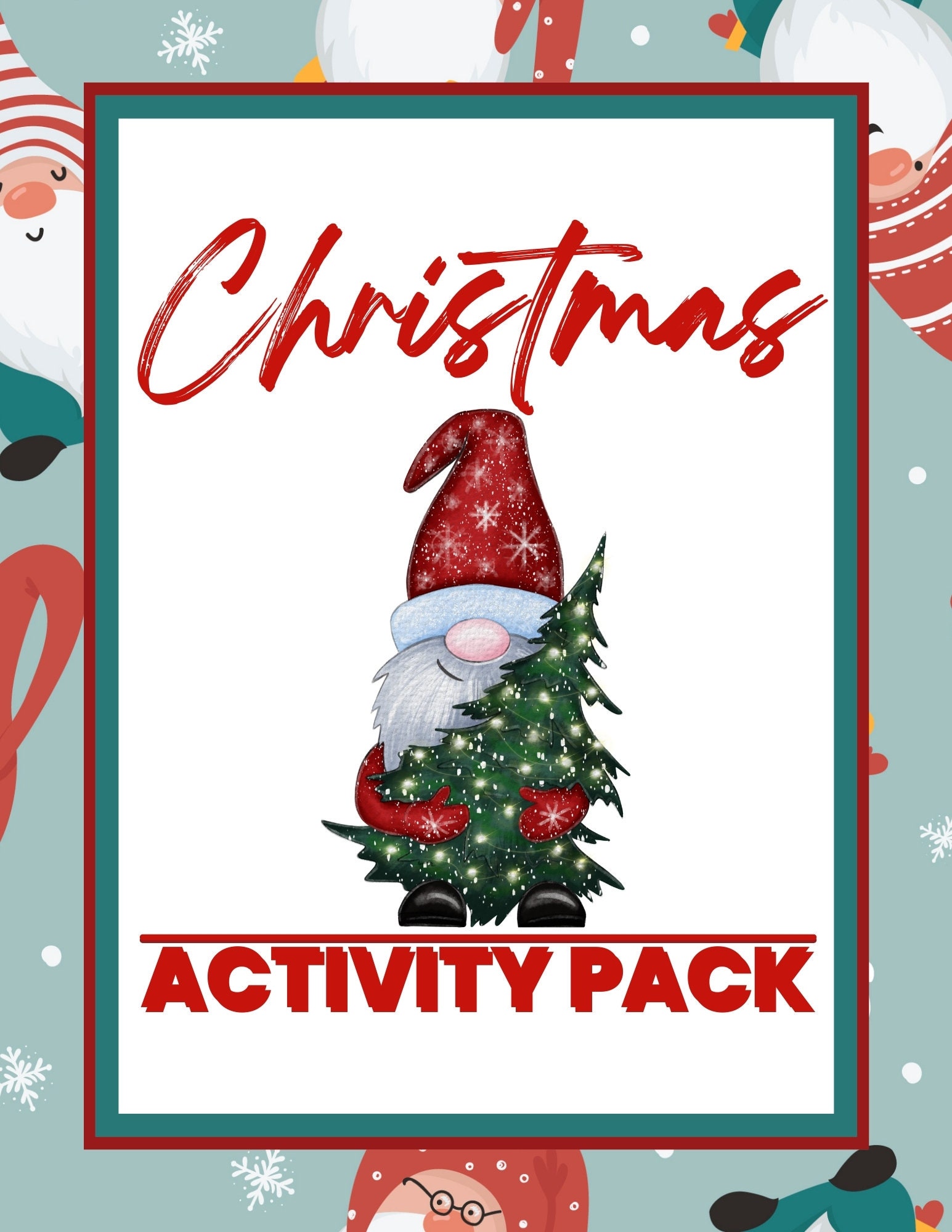 Printable Christmas Word Search Bundle Holiday Word Search Bundle ...