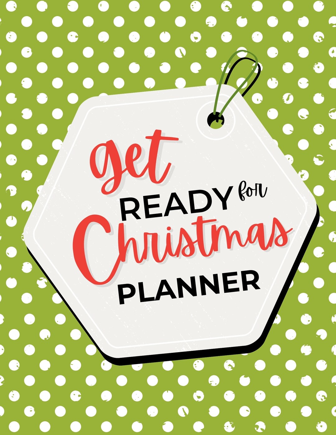 Printable, FESTIVE, Get Ready for Christmas Holiday Planner Instant ...