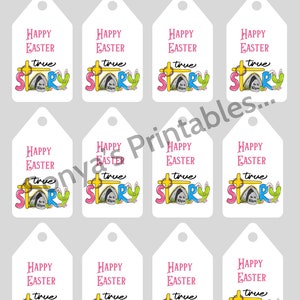 Easter Nativity True Story Hang Tag | Easter True Story Gift Tags ...