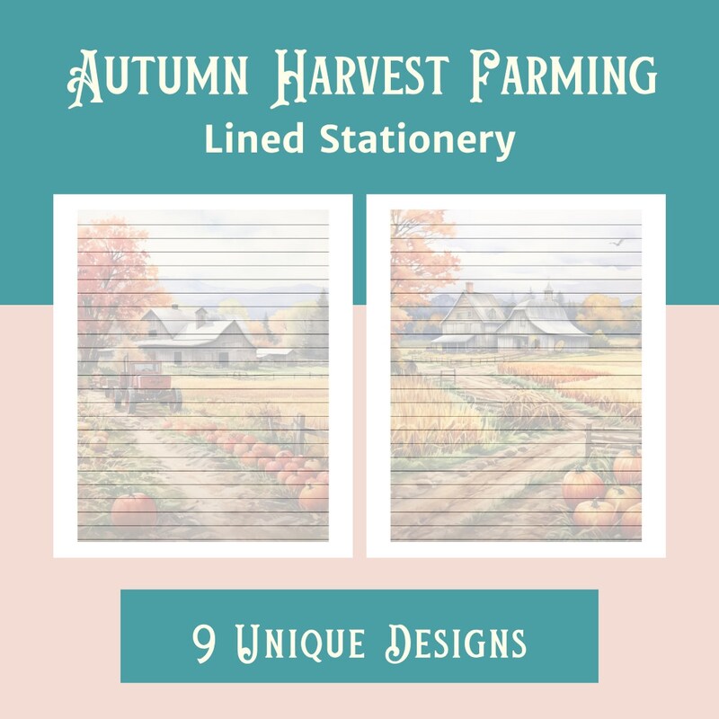 Lined Stationery - Etsy