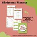 Printable, FESTIVE, Get Ready for Christmas Holiday Planner Instant ...