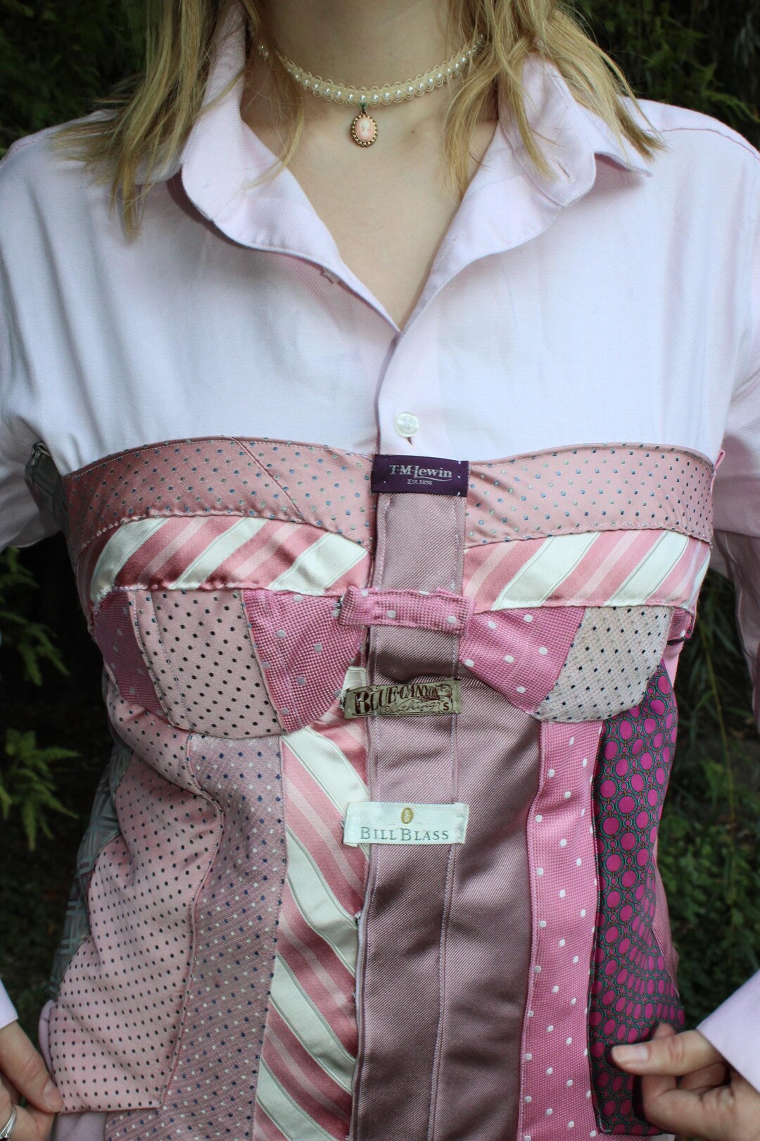 Custom Handmade Tie Button Up - Etsy