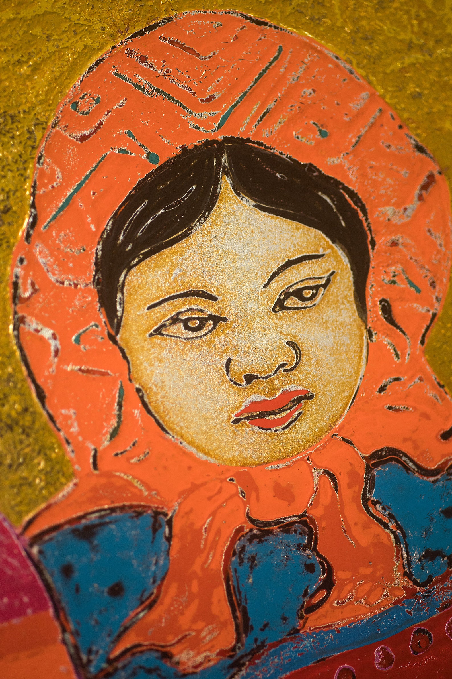 Hmong Art Deco Original Lacquer Painting on Wood. Fine Art Painting ...
