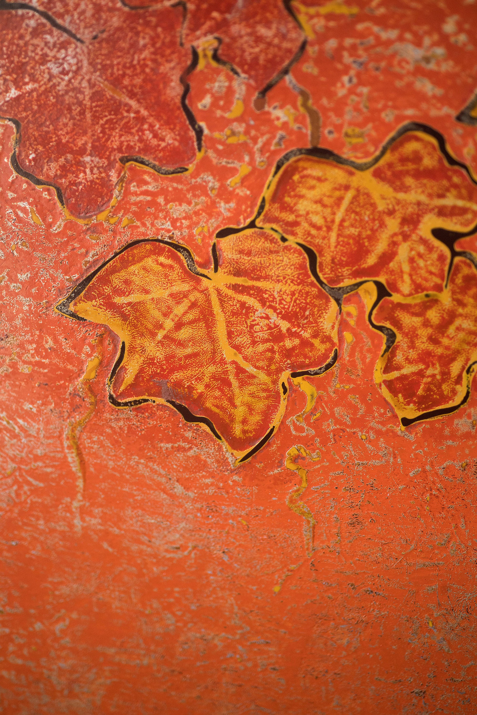 Chicken Art Deco Original Lacquer Painting on Wood. Fine Art Painting ...
