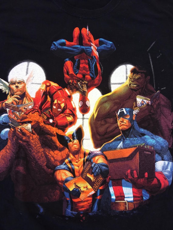 Vintage y2k Marvel Mad Engine Avengers, Thing, Wolver… - Gem