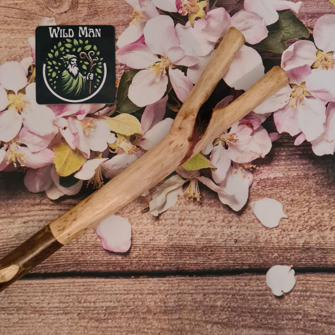 Handmade Hazel Wood Thumb Walking Stick: Rustic Hiking Staff - Etsy