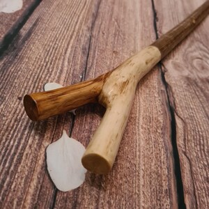 Handmade Hazel Wood Thumb Walking Stick: Rustic Hiking Staff - Etsy