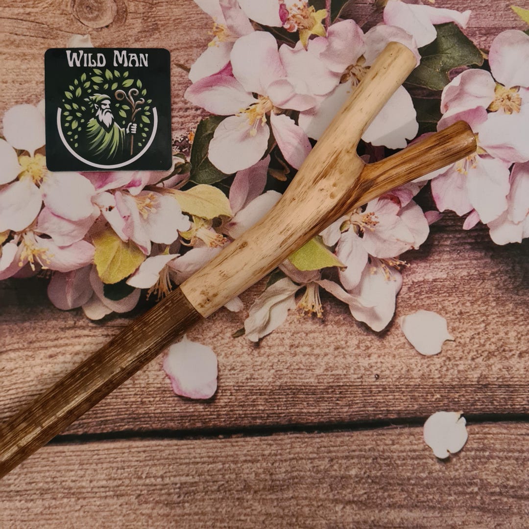 Handmade Hazel Wood Thumb Walking Stick: Rustic Hiking Staff - Etsy