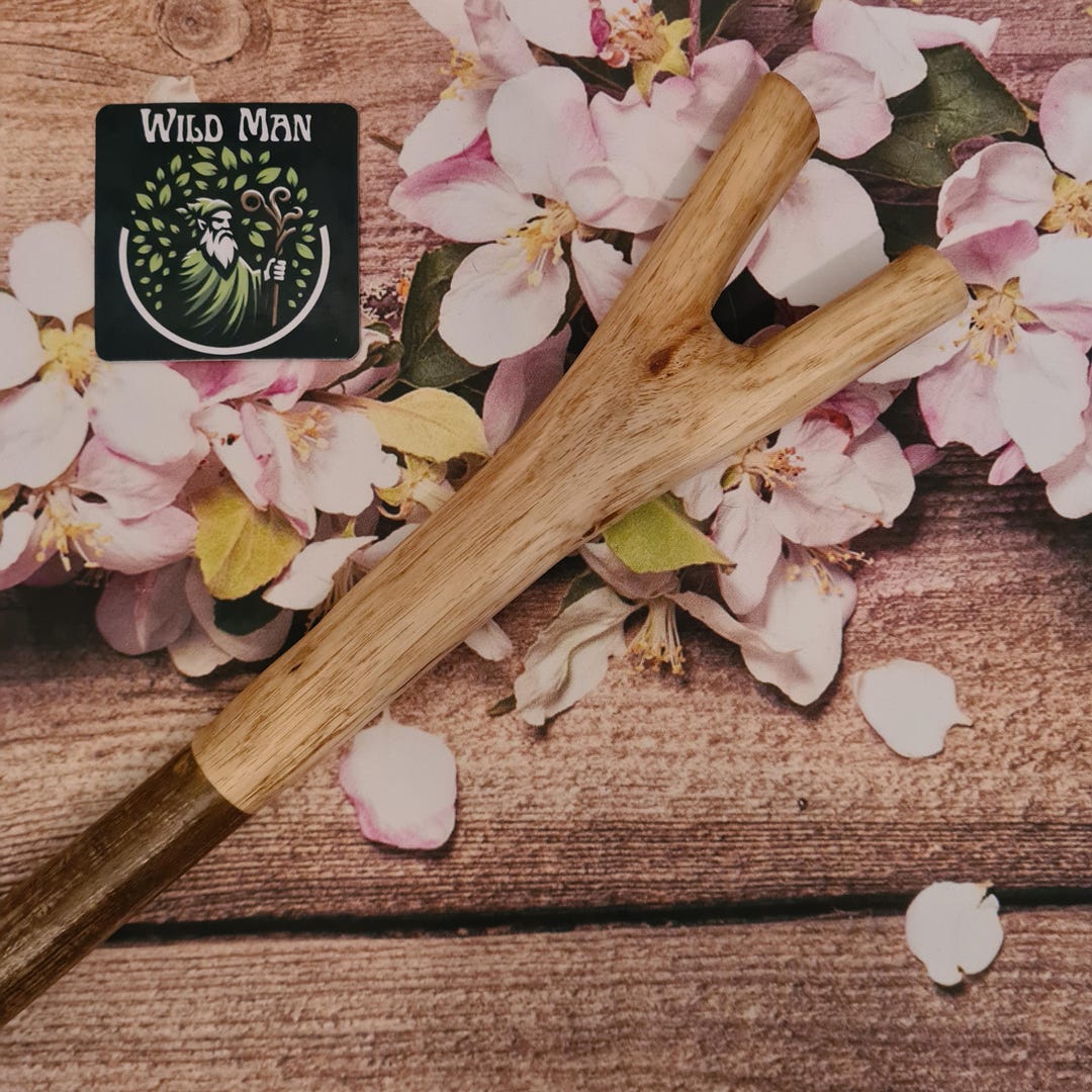 Handmade Hazel Wood Thumb Walking Stick: Rustic Hiking Staff - Etsy