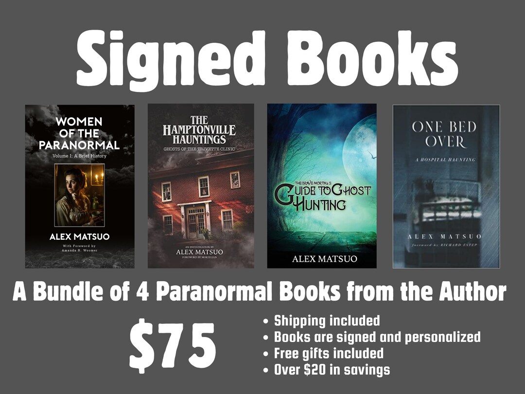 SIGNED BOOK BUNDLE: Ghost Hunting Book, Women of the Paranormal ...