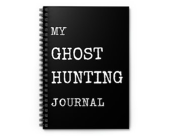 Ghost Notebook, Ghost Journal, Ghost Planner, Halloween Notebook, Goth ...