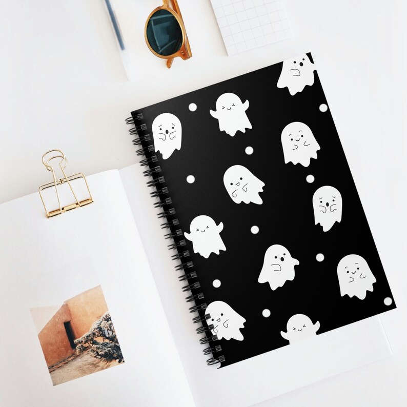 Ghost Notebook Ghost Journal Ghost Planner Halloween - Etsy