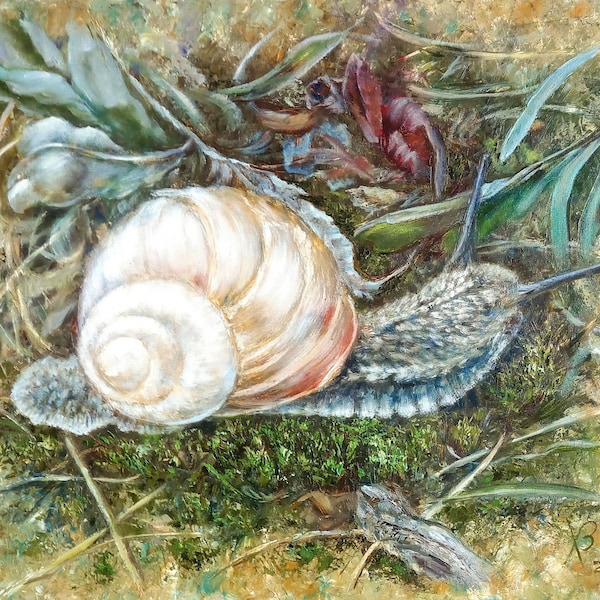 Snail Art - Etsy