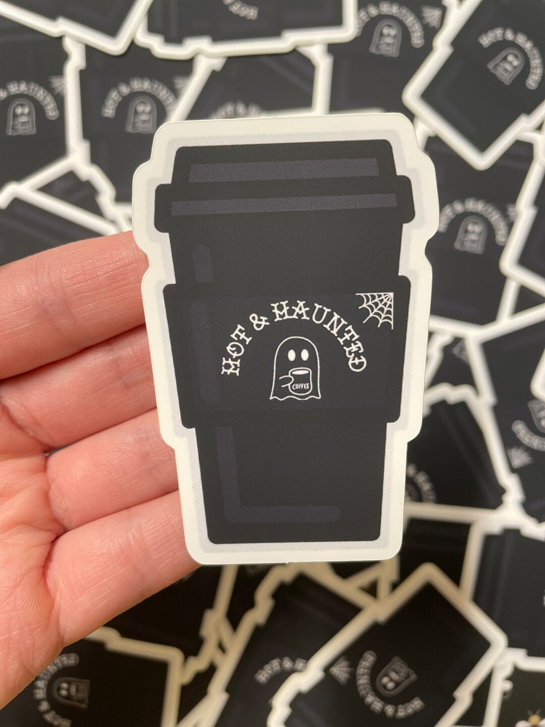Hot and Haunted Spooky Ghost Coffee - Etsy