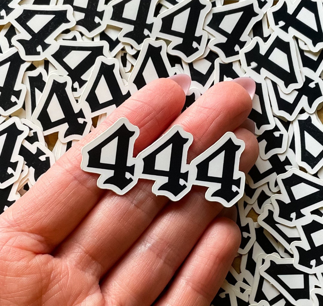 444 Angel Number Sticker - Etsy