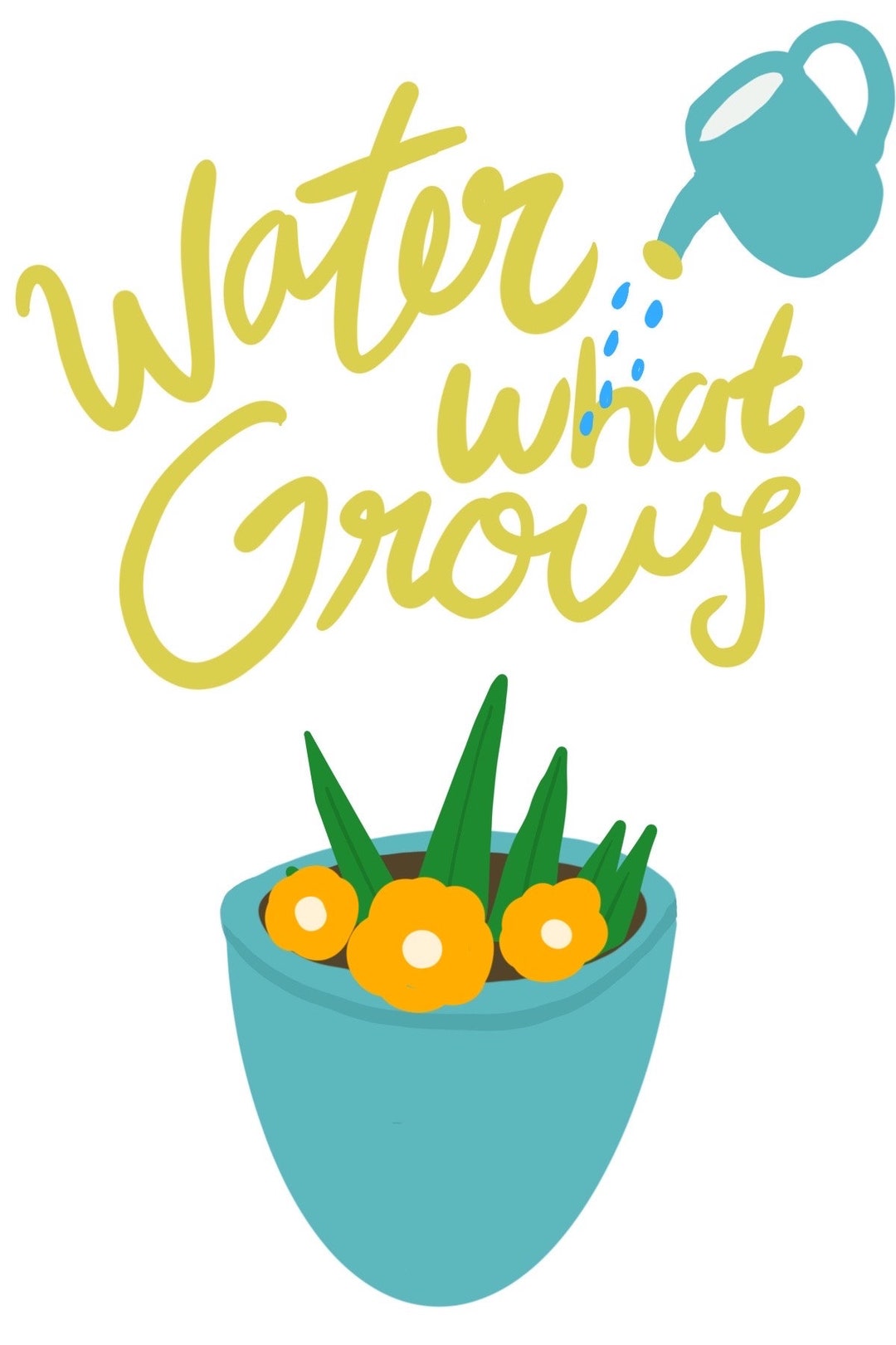 Water What Grows - Etsy