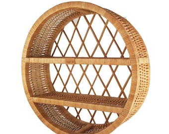 Wicker Wall Shelf - Etsy