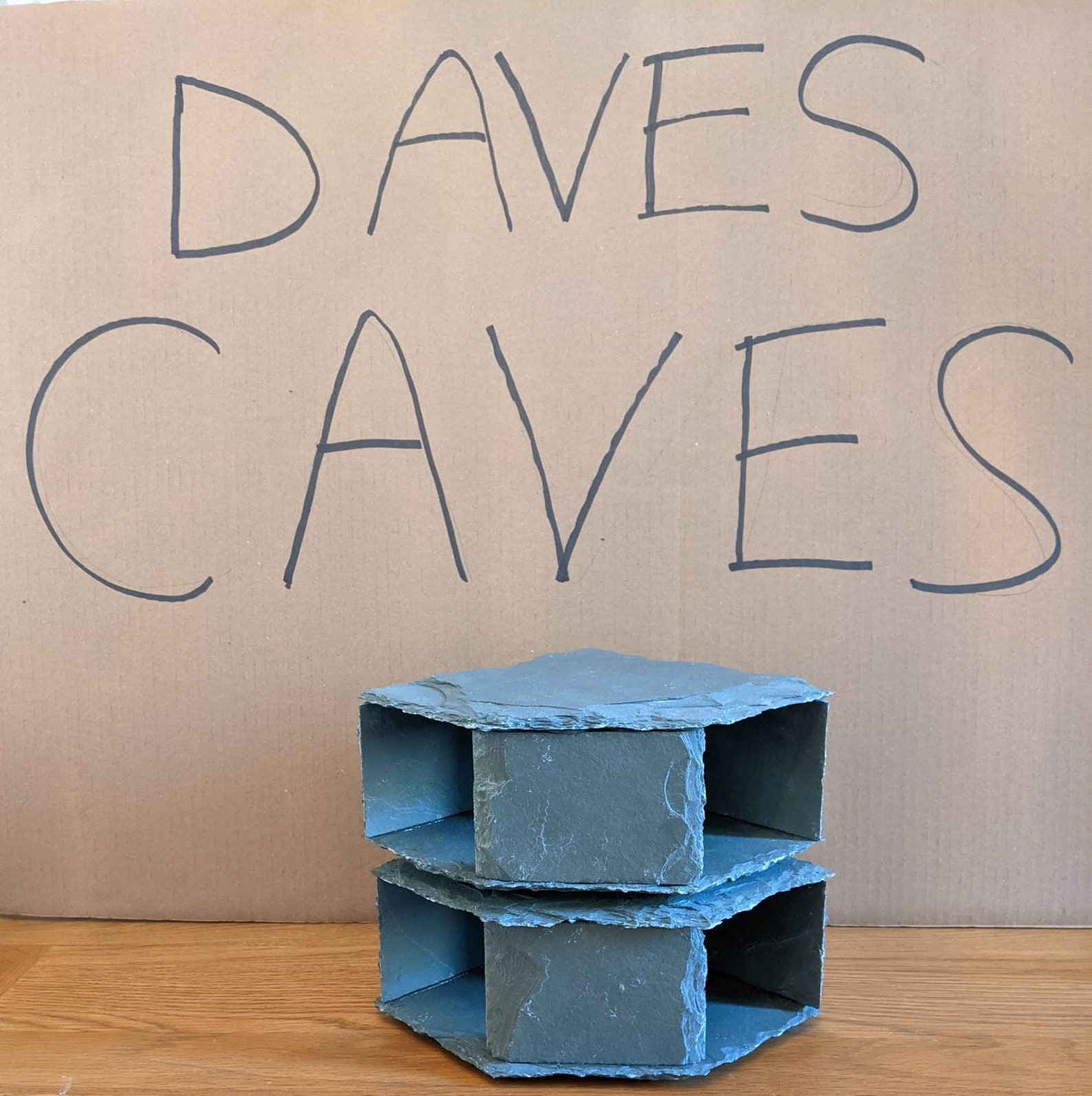 XXL Extra Super Large Slate Cave Hide Tunnel Vivarium Reptile - Etsy UK