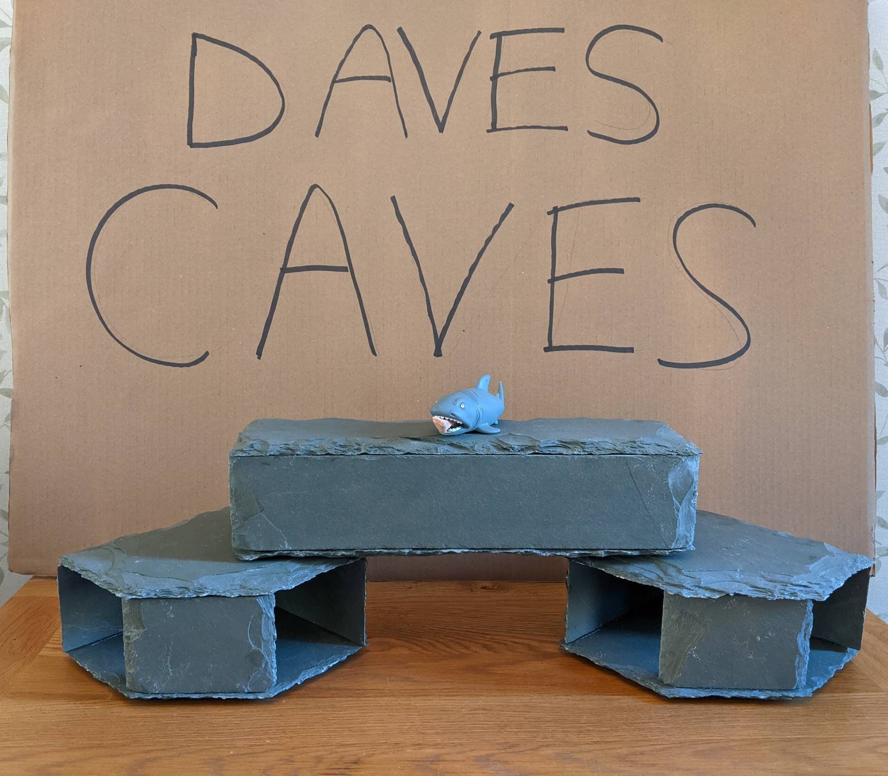 XXL Extra Super Large Slate Cave Hide Tunnel Vivarium Reptile | Etsy