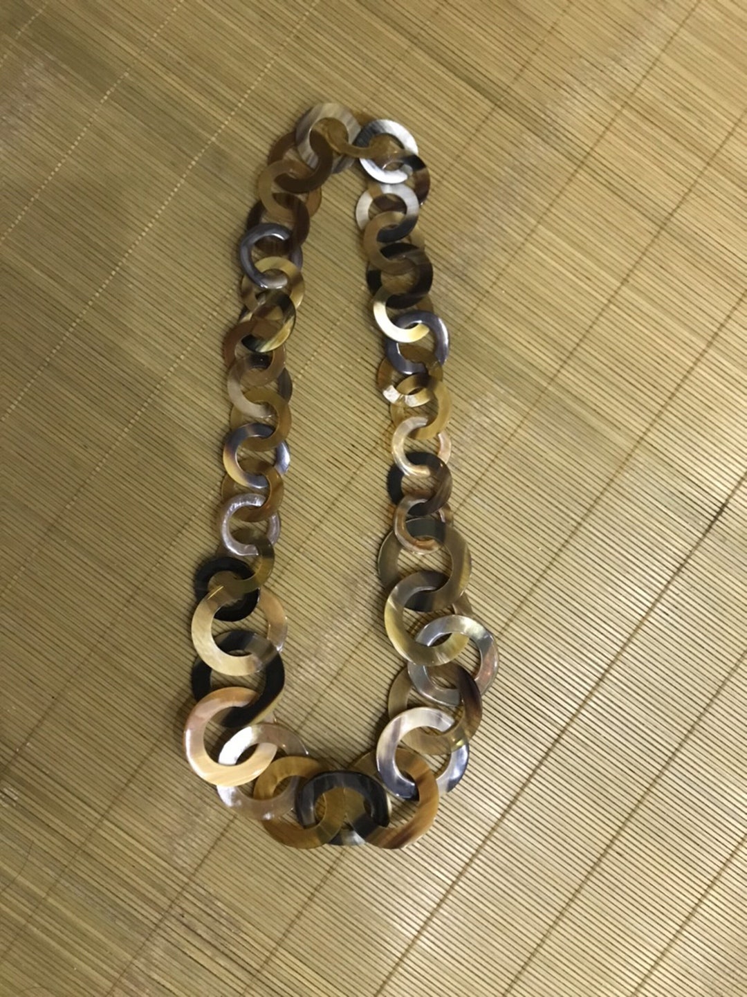 Buffalo Horn Necklace - Horn Necklace - Handmade Necklace - Long ...