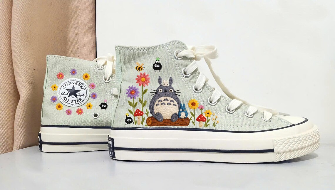 Cartoon Character Embroidered Converse Chuck Taylor Hight Top - Custom ...