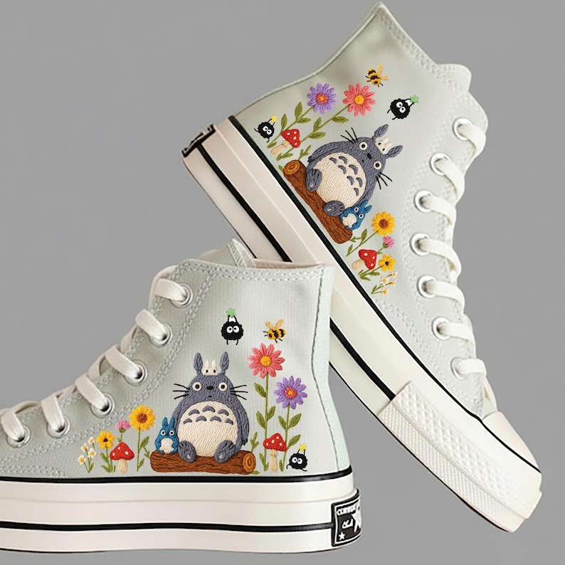 Cartoon Character Embroidered Converse Chuck Taylor Hight Top - Custom ...