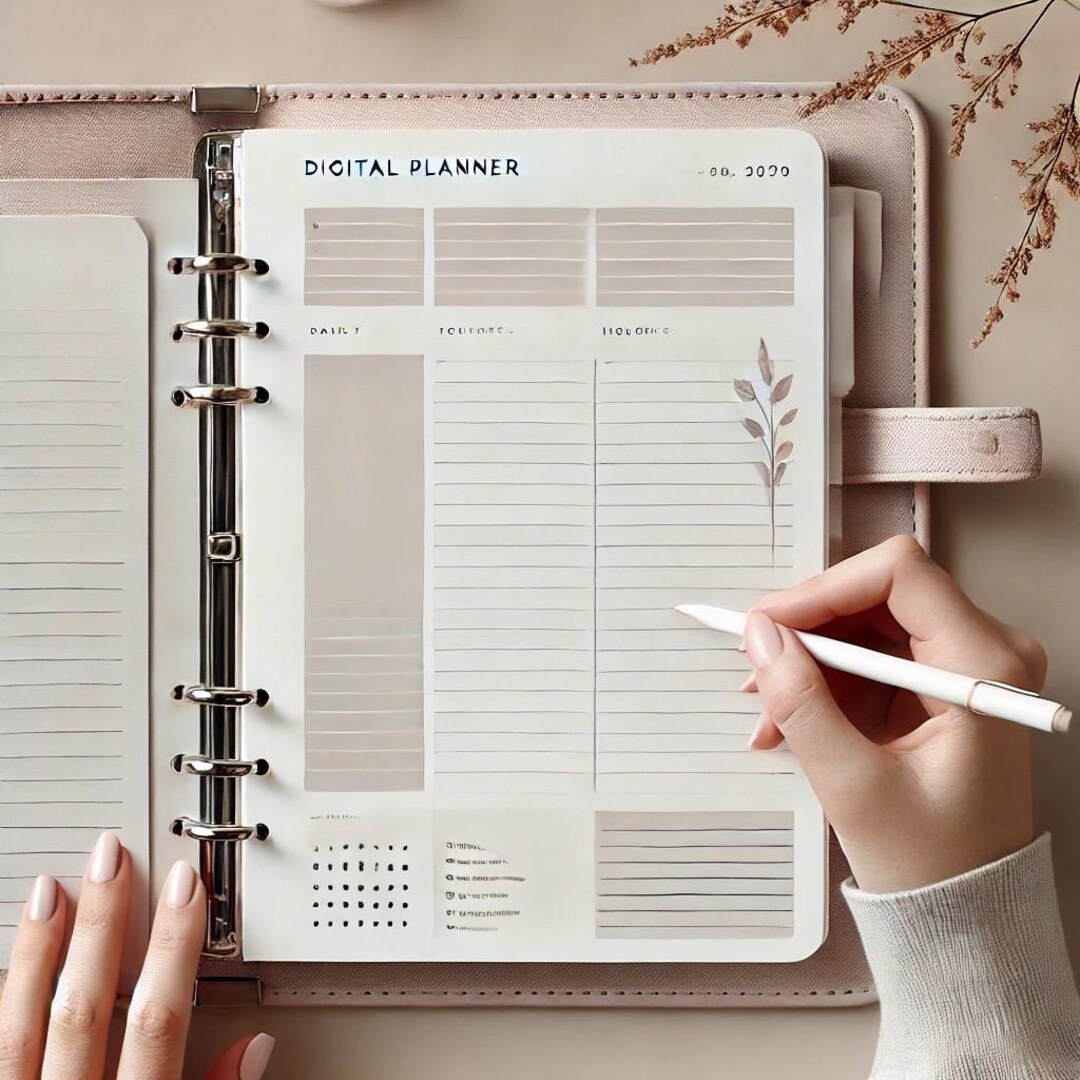 2024 Digital Planner | Minimalist All in One (digital Download) - Etsy