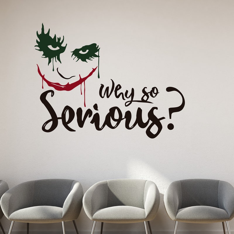 Why so Serious - Etsy