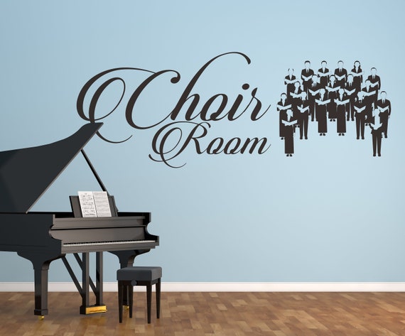 Choir Room Vinyl Wall Decal Waiting Room Decoration Custom | Etsy