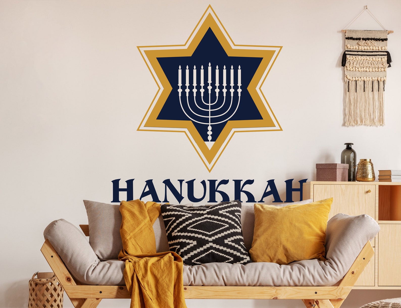 Hanukkah Wall Decor Walldecor Big Wall Letters Jewish - Etsy