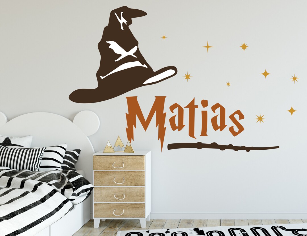 Sorting Hat Custom Wall Decor - Cute Sorting Wall Art - Wallpaper ...
