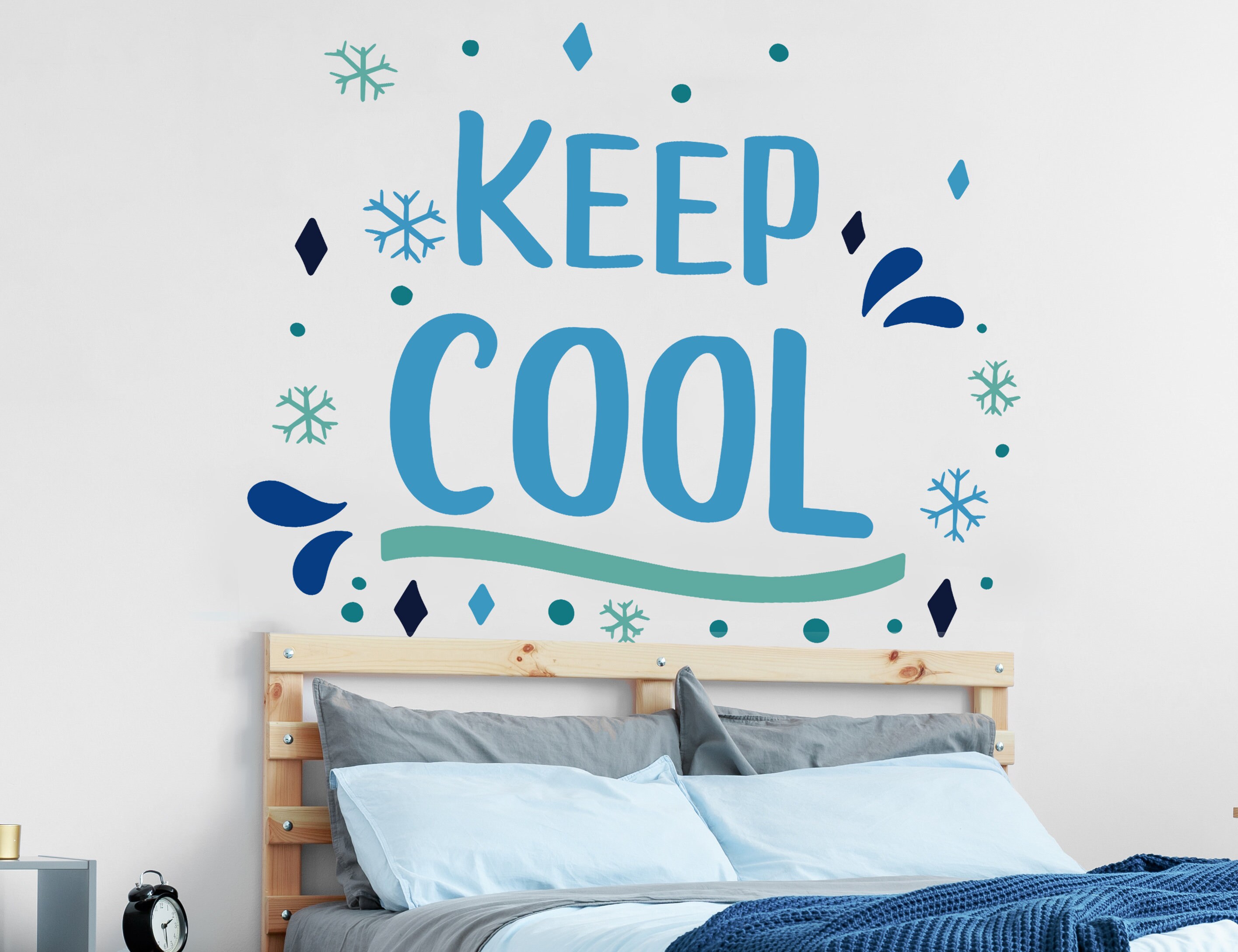 Keep Cool Wall Decals Custom Vinyl Motivational Walldecor - Etsy UK